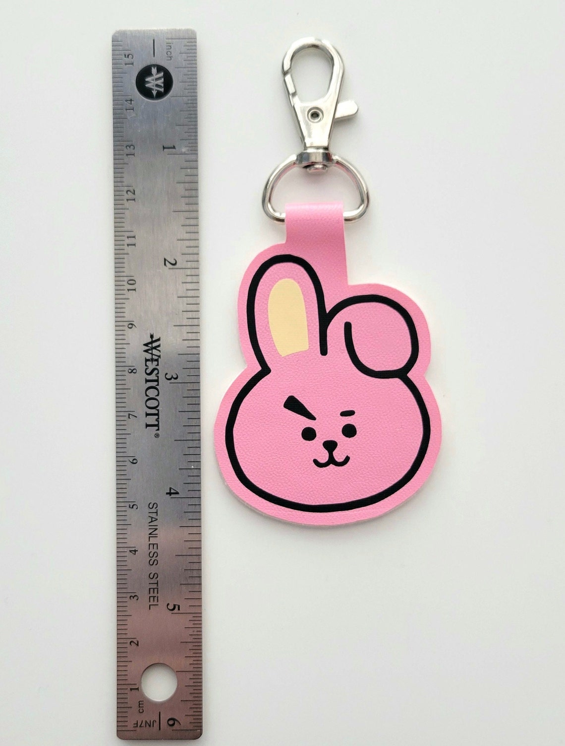 BT21 Cooky Faux Leather Keychain | BT21 Faux Leather Keychain - Etsy