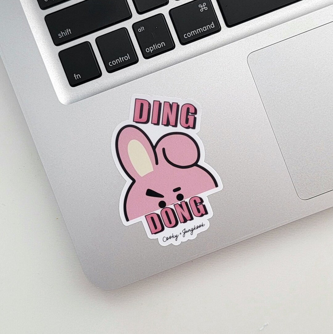 Ding Dong Sticker BT21 Cooky Sticker, Jungkook Quote Sticker - Etsy