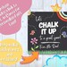 Printable End of the Year Student Chalk Gift Tag Digital File Editable ...