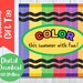 Printable End of the Year Student Crayon Gift Tag Digital File US ...