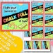 Printable End of the Year Student Chalk Gift Tag| Digital File ...
