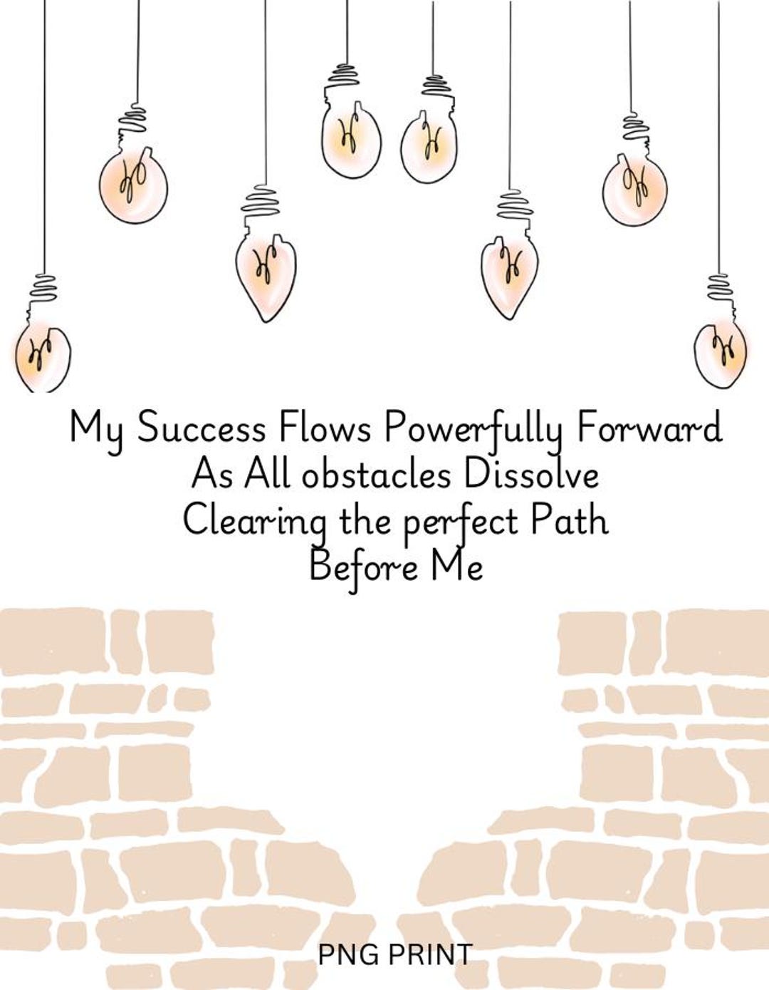 Downloadable Wall Art, Quotes, PNG Affirmation Quote, Digital Art ...