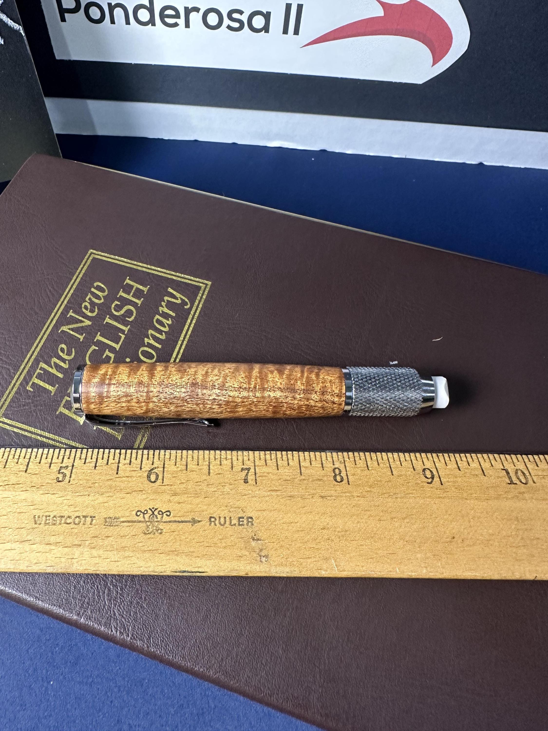 Hawaiian Koa Wood/chrome Chalk Holder - Etsy