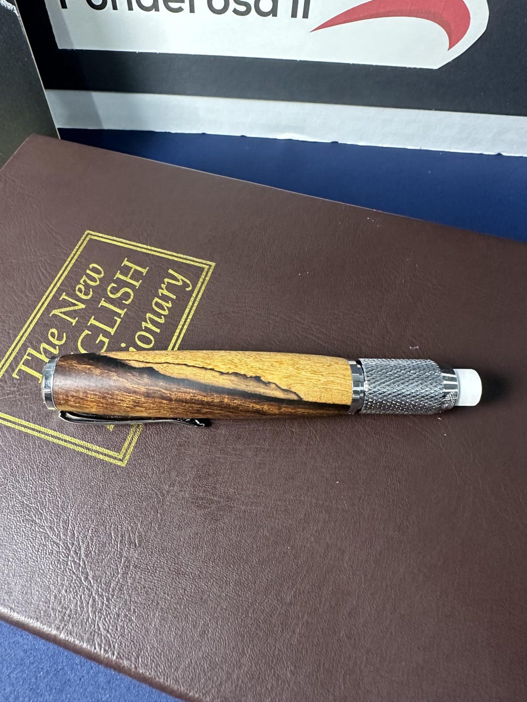 Desert Ironwood/chrome Chalk Holder - Etsy