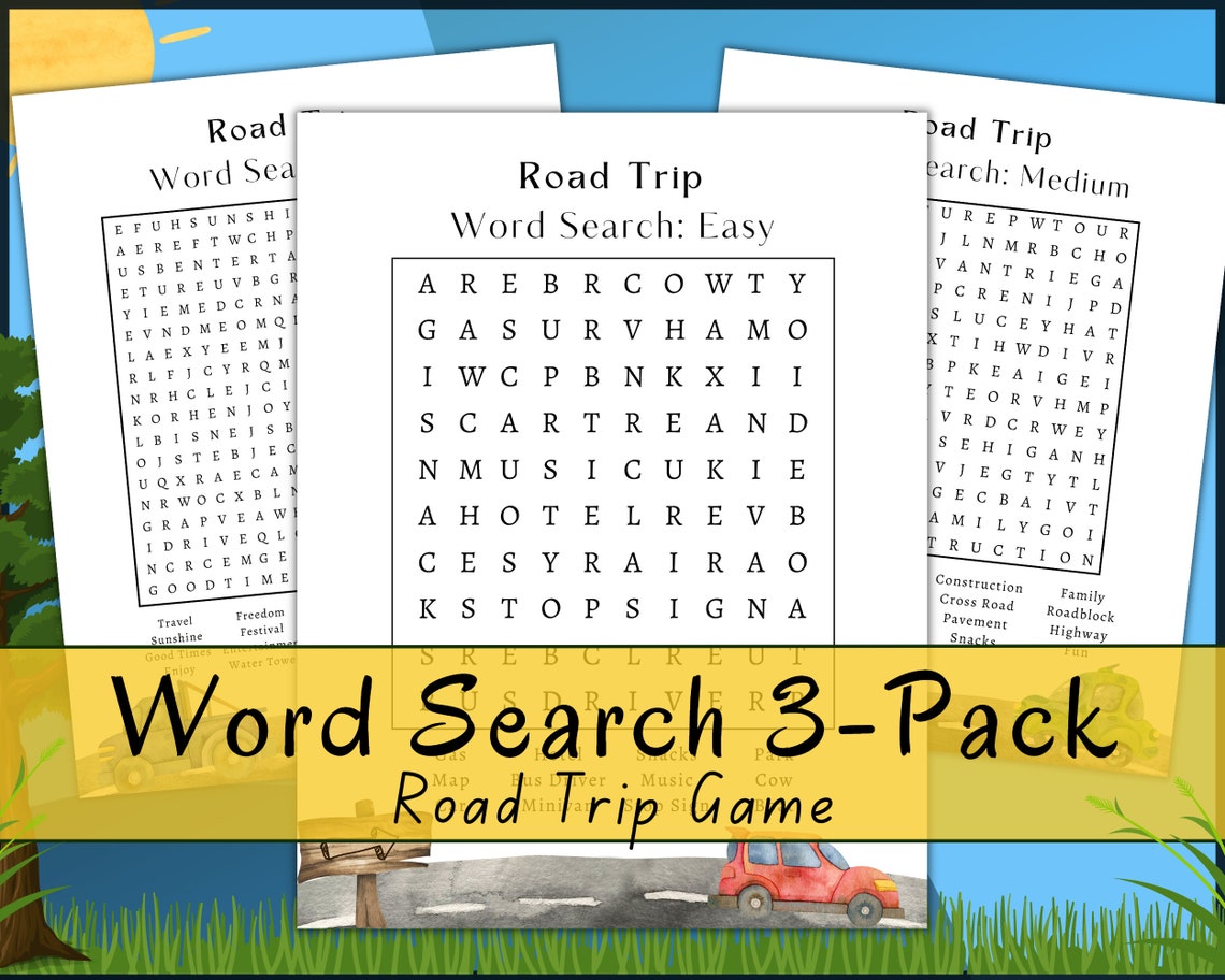Word Search Bundle - Printable Puzzle Pages for Kids and Adults ...