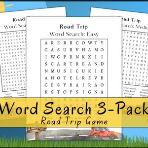 Word Search Bundle - Printable Puzzle Pages for Kids and Adults ...