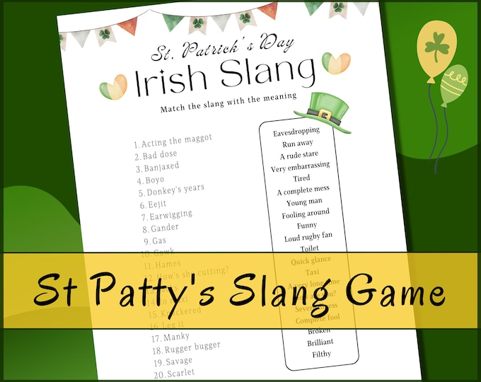 St Patrick's Day Trivia Game~ Fun Trivia Game for Kids and Adults ...