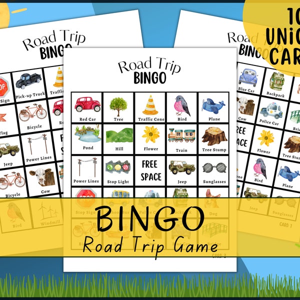 Car Bingo - Etsy