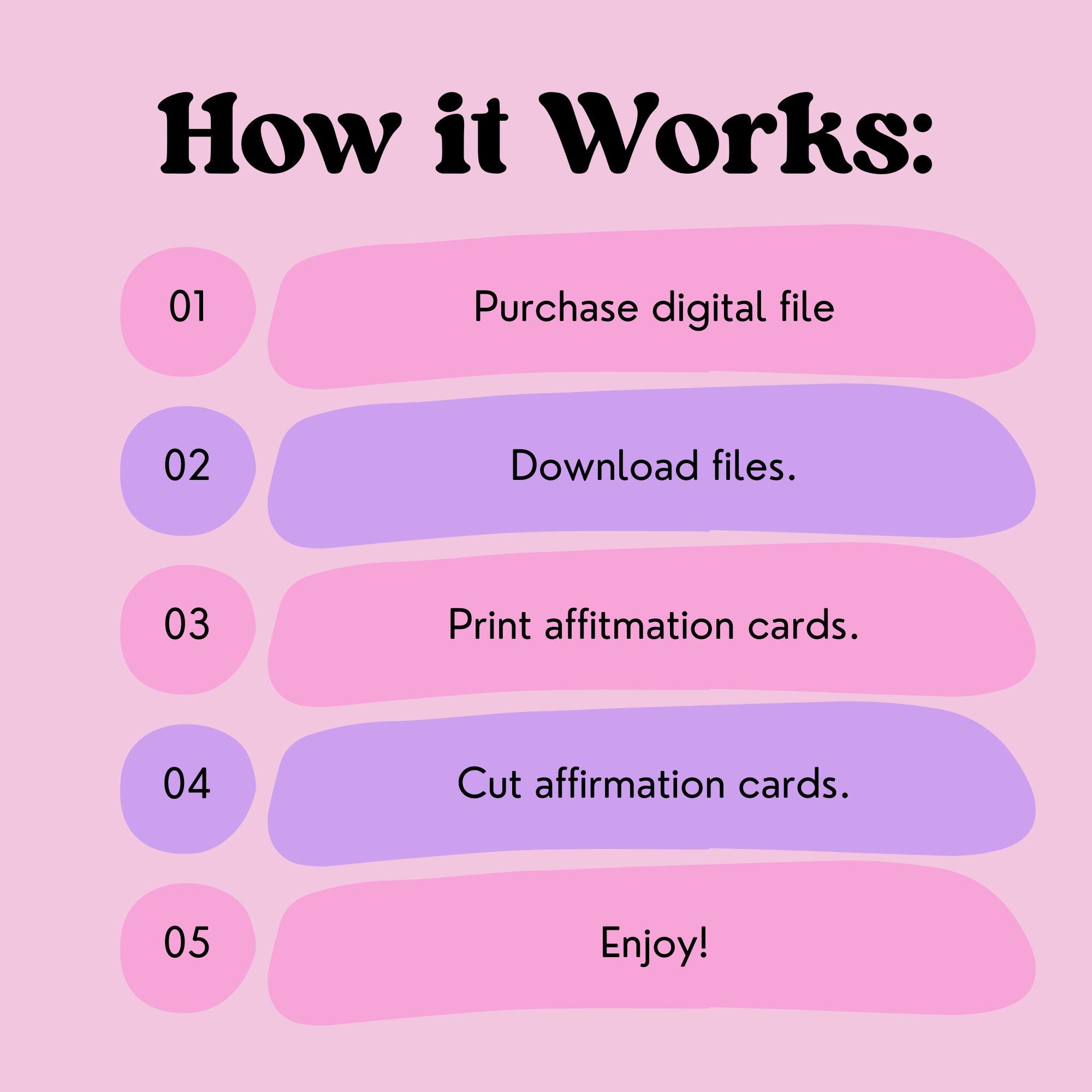 Watercolor Spring Affirmation Cards, Positive Quote Prints (printable ...