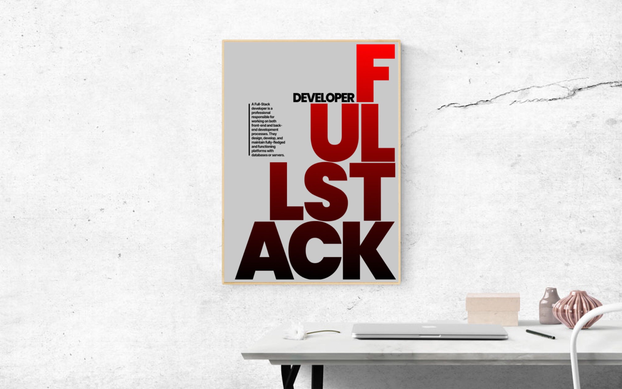 Fullstack Developer Poster, Programming Poster, Coding Digital Prints ...