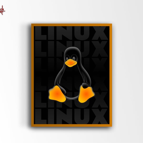 Linux Poster - Etsy