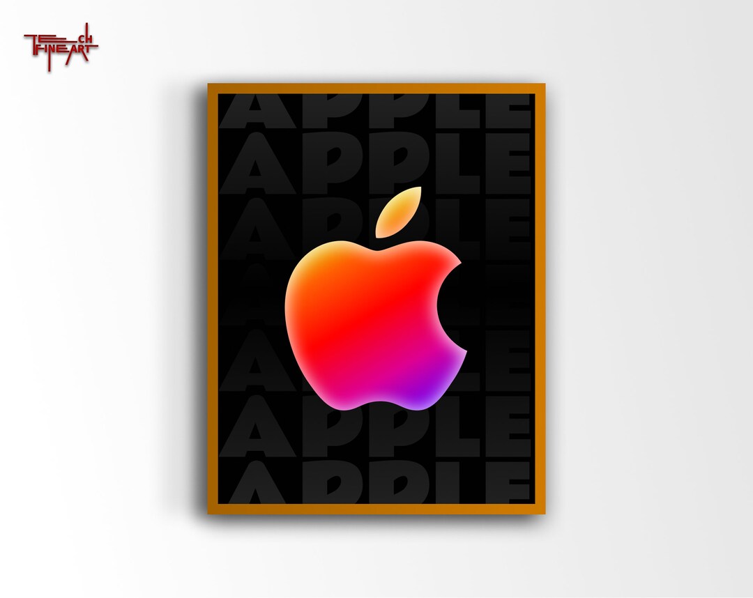 Apple Logo Poster, Minimalist Programming Poster, Coding Digital Print ...