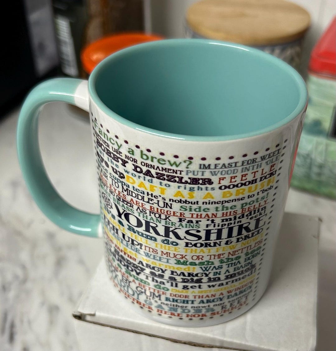 Yorkshire Born and Bred Then This is the Mug for You, Yorkshire Sayings ...