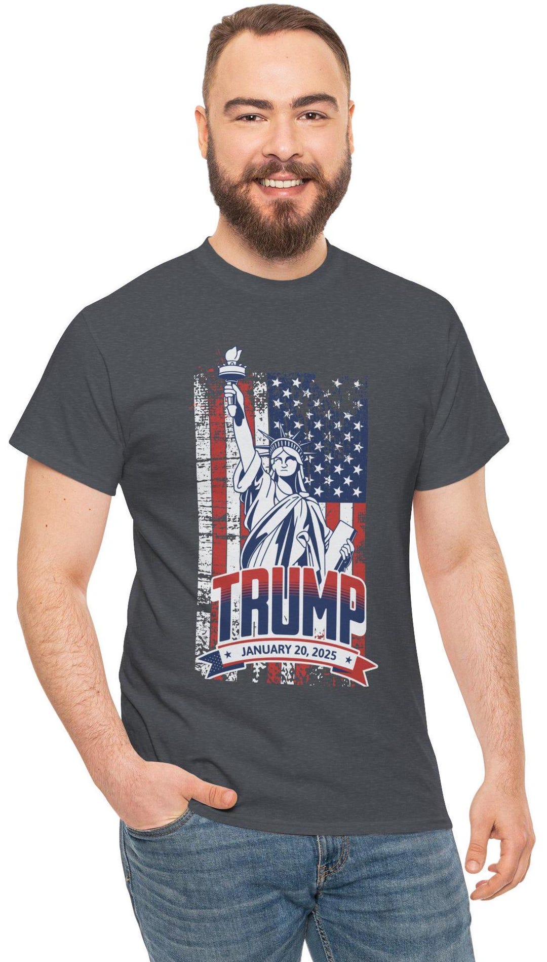 Trump Inauguration Tee, January 20, 2025 Shirt, Political Unisex Cotton ...
