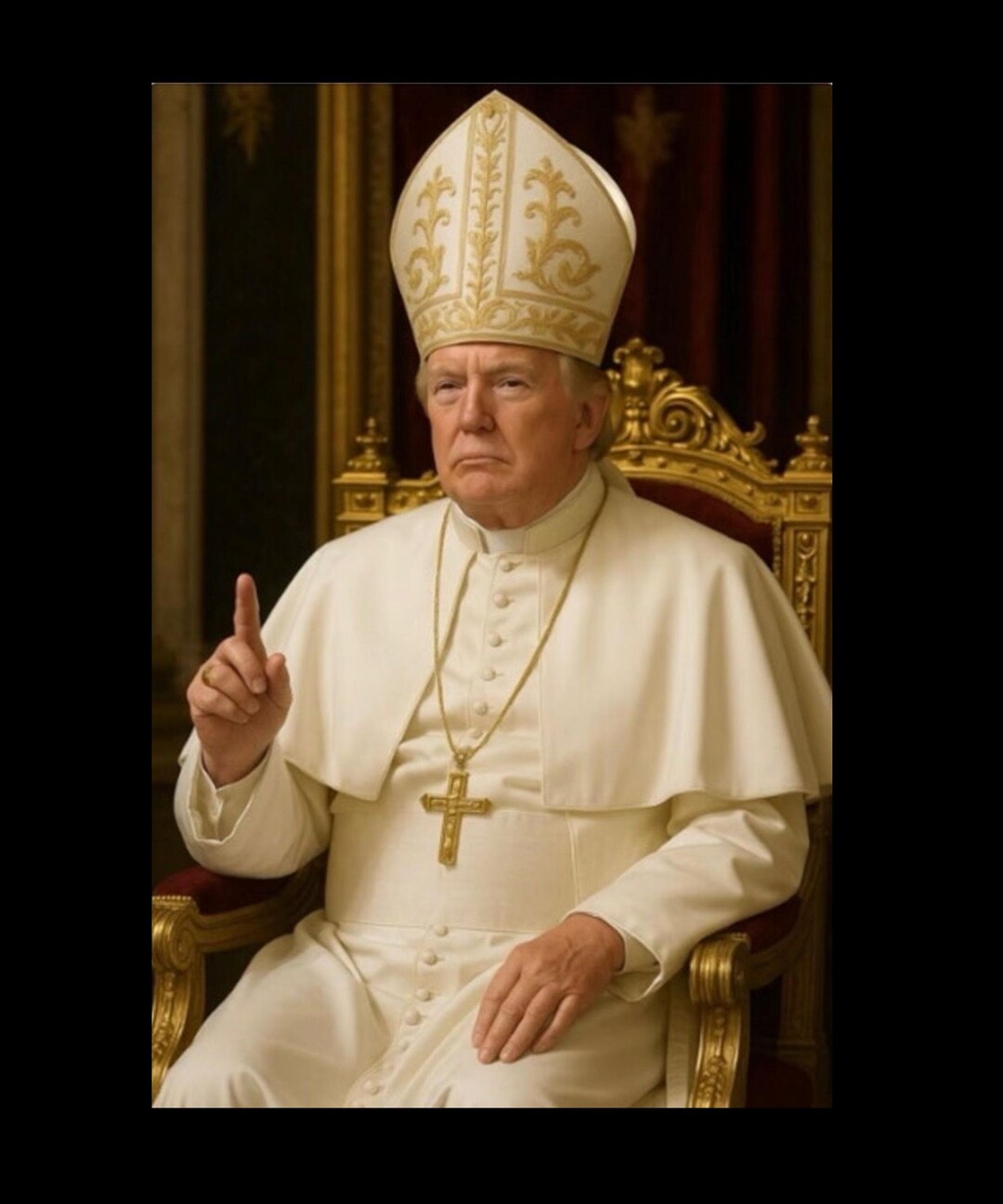 Trump Pope Sticker | Novelty Laptop Decal | Funny Political Humor ...