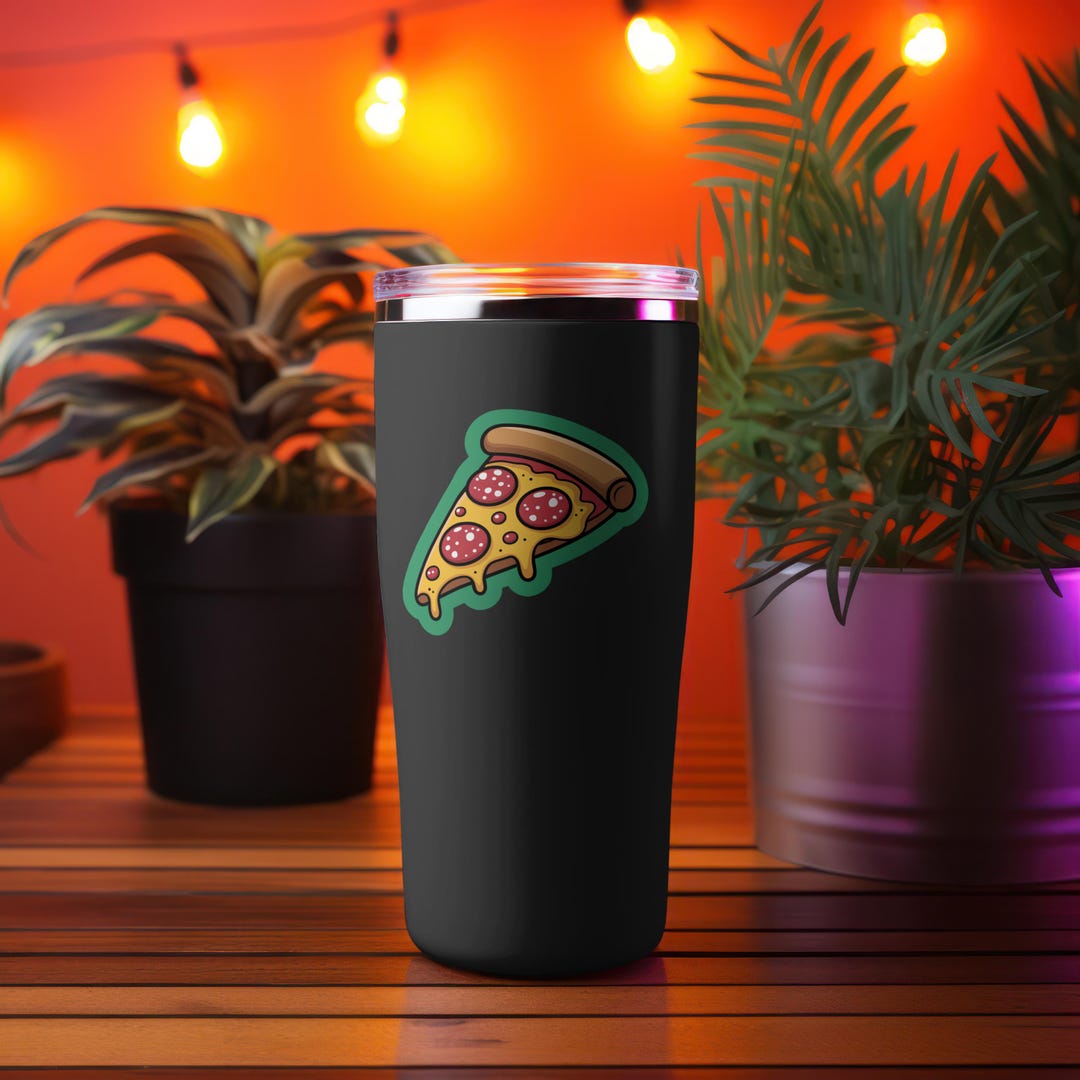 Pizza Slice Sticker - Waterproof Vinyl Decal for Laptop, Water Bottle ...