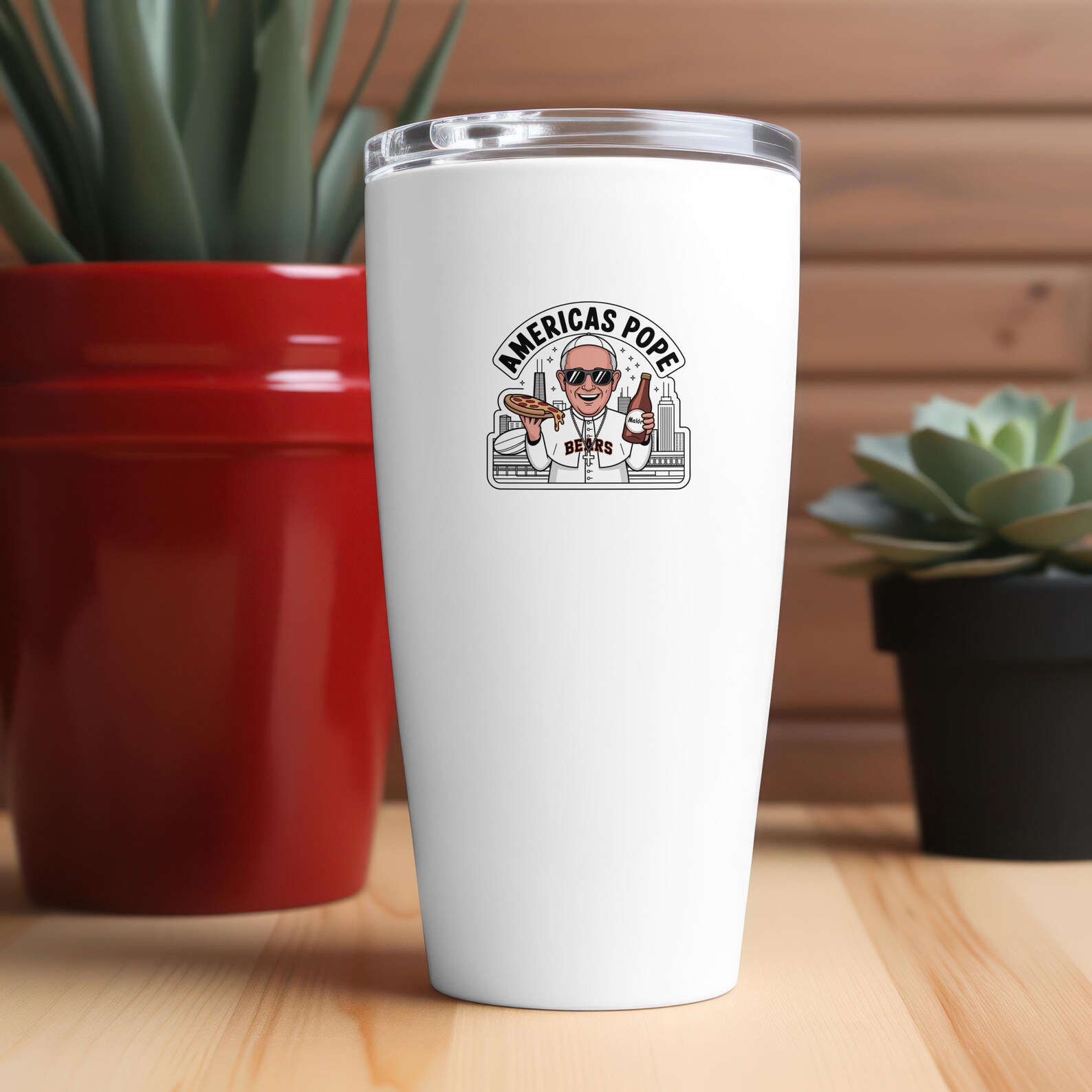 Americas Pope Sticker | Funny Pope Leo Decal | Catholic Gift | Unique ...