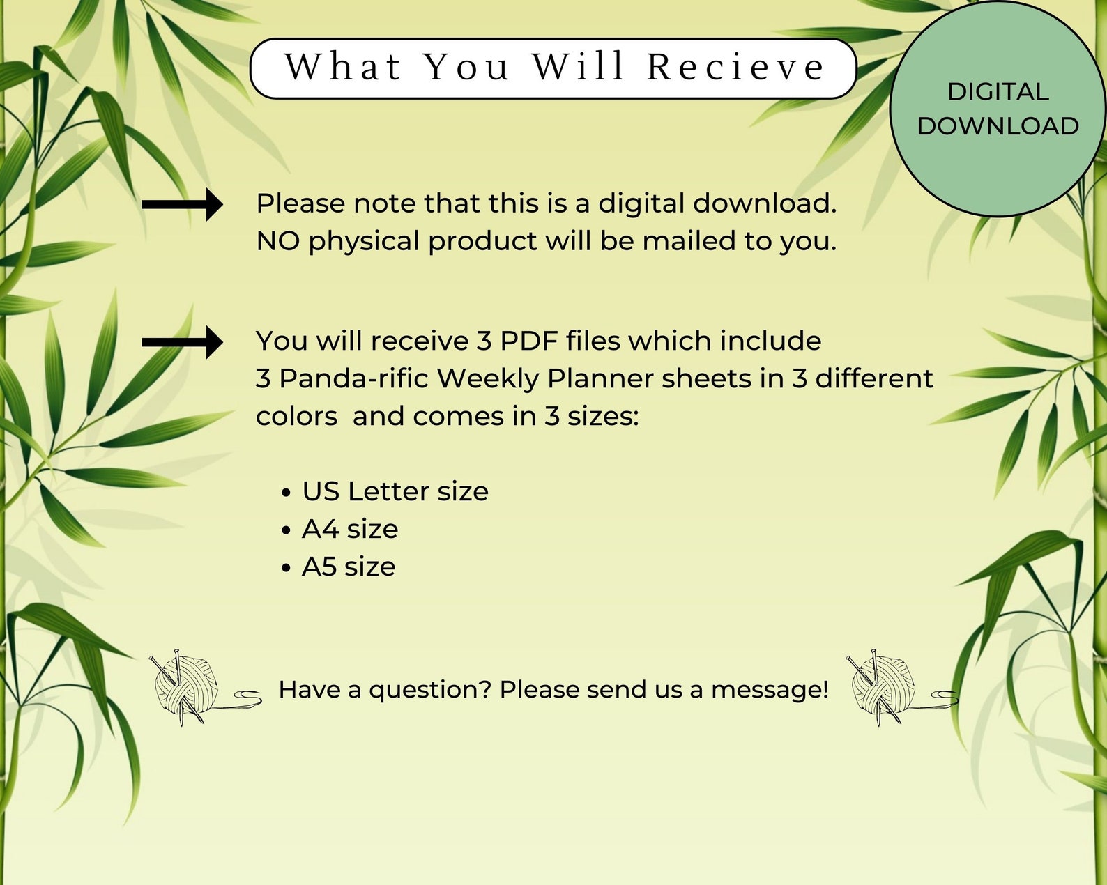 Printable Weekly Planner PDF Digital Download | Fillable Cute Kawaii ...