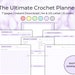 Printable Crochet Planner, Crochet Journal for Business PDF, Fillable ...
