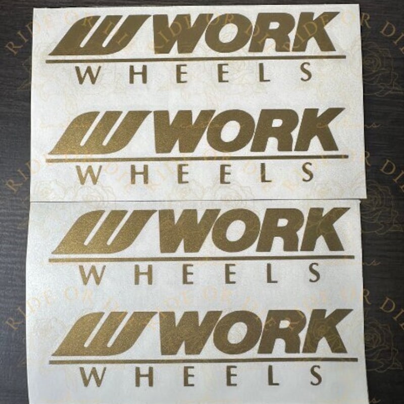Gold Work Sticker - Etsy