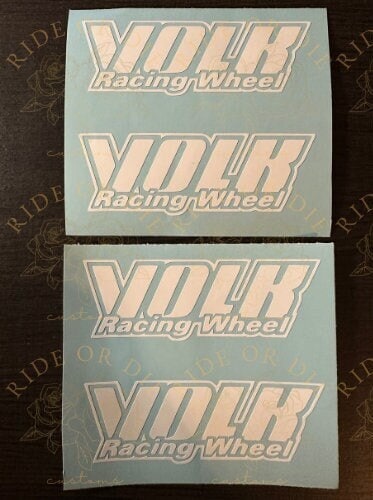 Volk Racing Wheels Rim Vinyl Decal Sticker Set of 4 Multi Sizes Multi ...