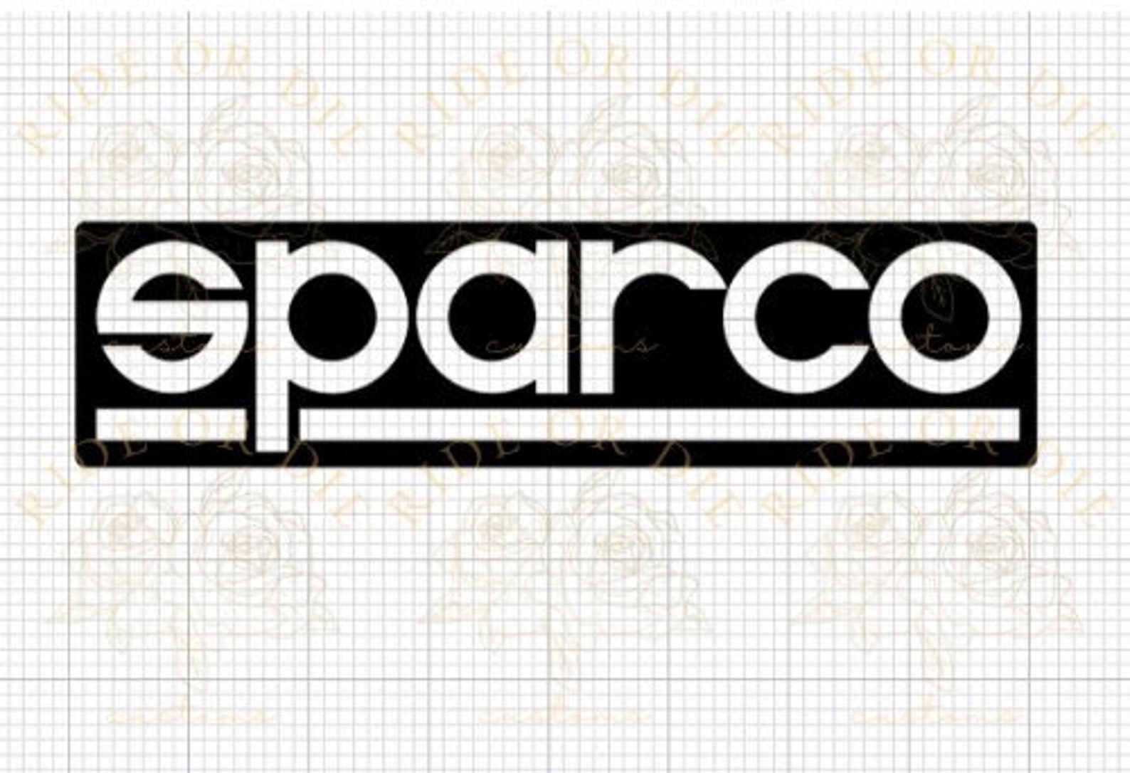 Sparco Vinyl Decal Sticker Multiple Sizes Colors - Etsy
