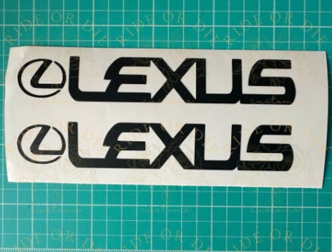 Lexus With L LS460 Brake Caliper Vinyl Decal Sticker - Set of 2 - 4.5w ...