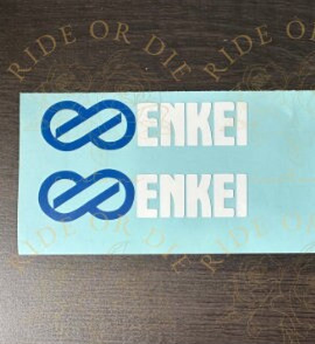 Enkei Wheels Rim Vinyl Decal Sticker Set of 2 - Multi Sizes - Multi ...