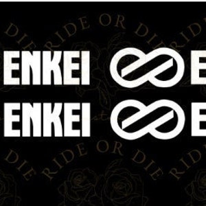 Enkei Wheels Rim Vinyl Decal Sticker Set of 4 - Multi Sizes - Multi ...