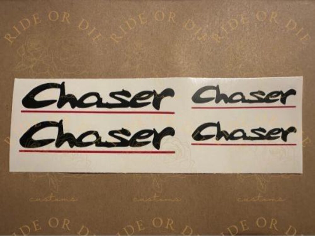 Toyota Chaser for Supra Brake Caliper Vinyl Decal Sticker Set of 4 ...