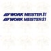 Work Meister Wheels Rim Vinyl Decal Sticker Set of 2 - Multi Sizes ...