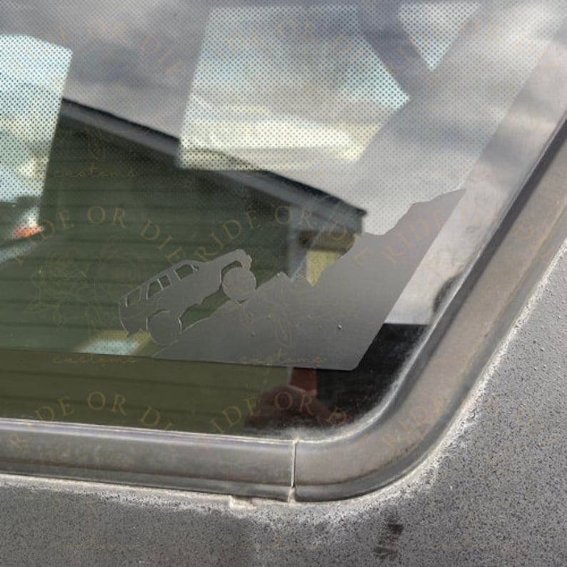 4runner Mountain Rear Window Vinyl Decal Sticker 3h - Etsy