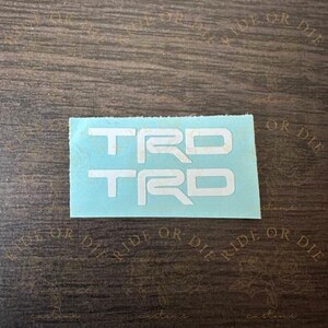 TRD Brake Caliper Vinyl Decal Sticker Set of 2 Multi Sizes Multi Colors ...