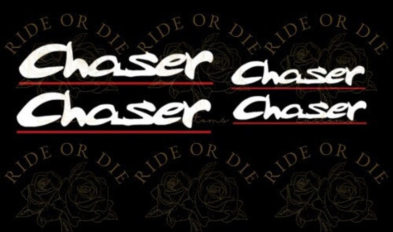 Toyota Chaser for Supra Brake Caliper Vinyl Decal Sticker Set of 4 ...