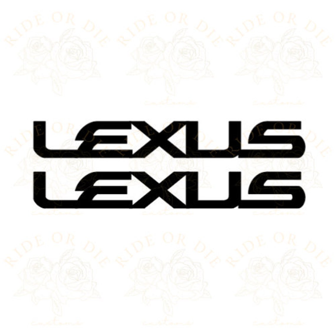 Lexus LS430 Brake Caliper Vinyl Decal Sticker - Set of 2 - 4.5w X 0.6h ...