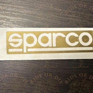 Sparco Vinyl Decal Sticker - Multiple Sizes Colors - Etsy