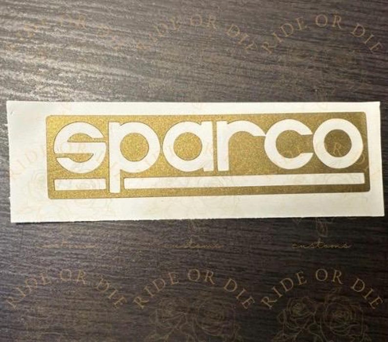 Sparco Vinyl Decal Sticker - Multiple Sizes Colors - Etsy