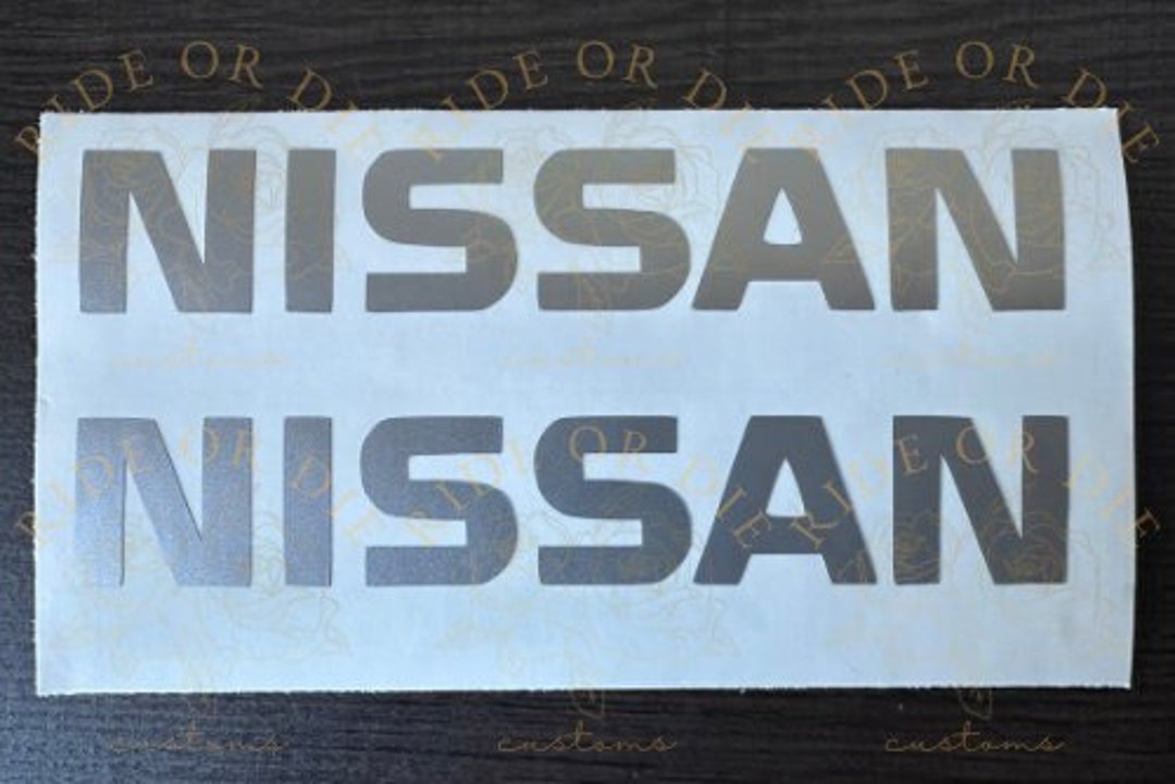Nissan Vinyl Decal Sticker - Set of 2 - Multi Sizes Multi Colors - Etsy