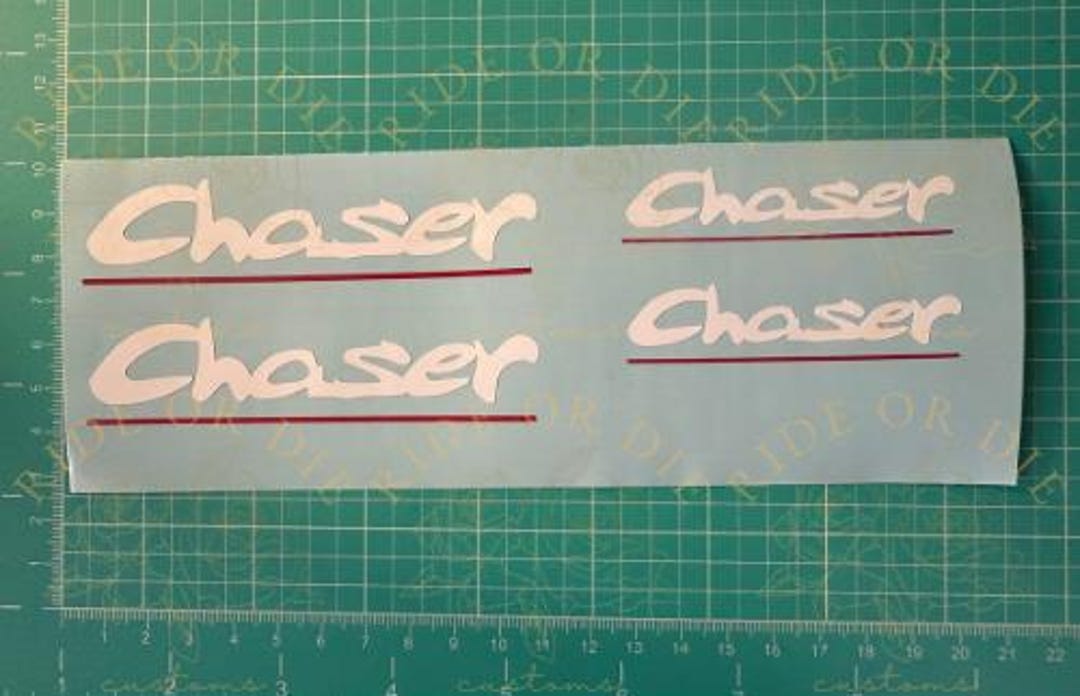 Toyota Chaser for Supra Brake Caliper Vinyl Decal Sticker Set of 4 ...