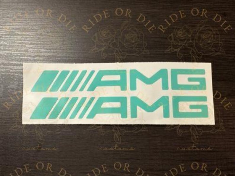 AMG Vinyl Decal Sticker - Set of 2 - Multi Sizes Multi Colors - Etsy