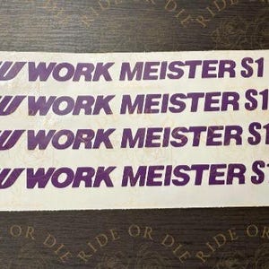 Work Meister Wheels Rim Vinyl Decal Sticker Set of 4 - Multi Sizes ...