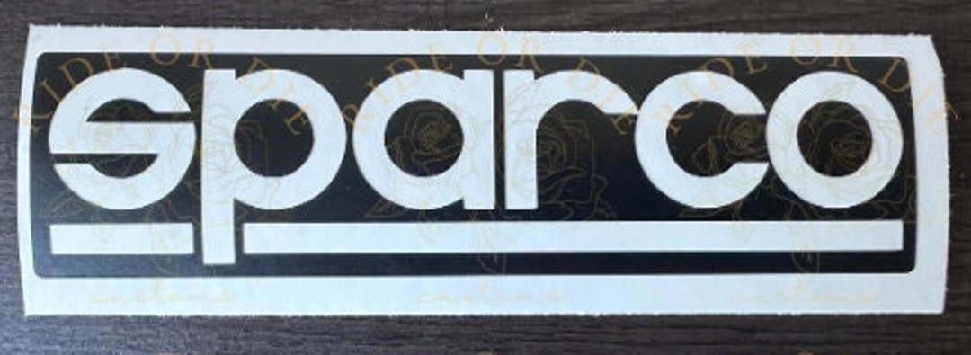 Sparco Vinyl Decal Sticker Multiple Sizes Colors - Etsy