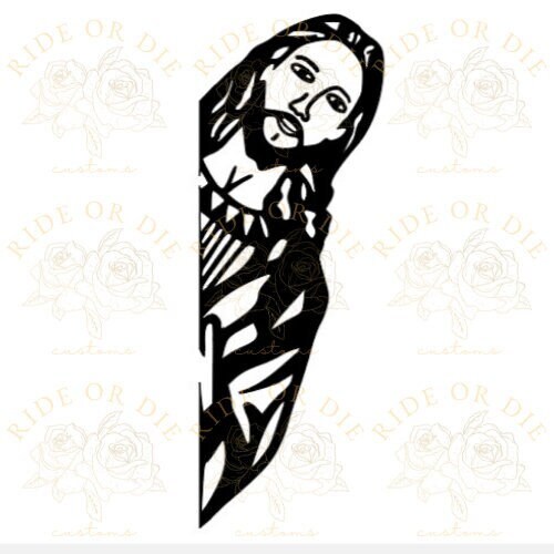 Jesus Peeking Funny Vinyl Decal Sticker Multiple Sizes Colors - Etsy