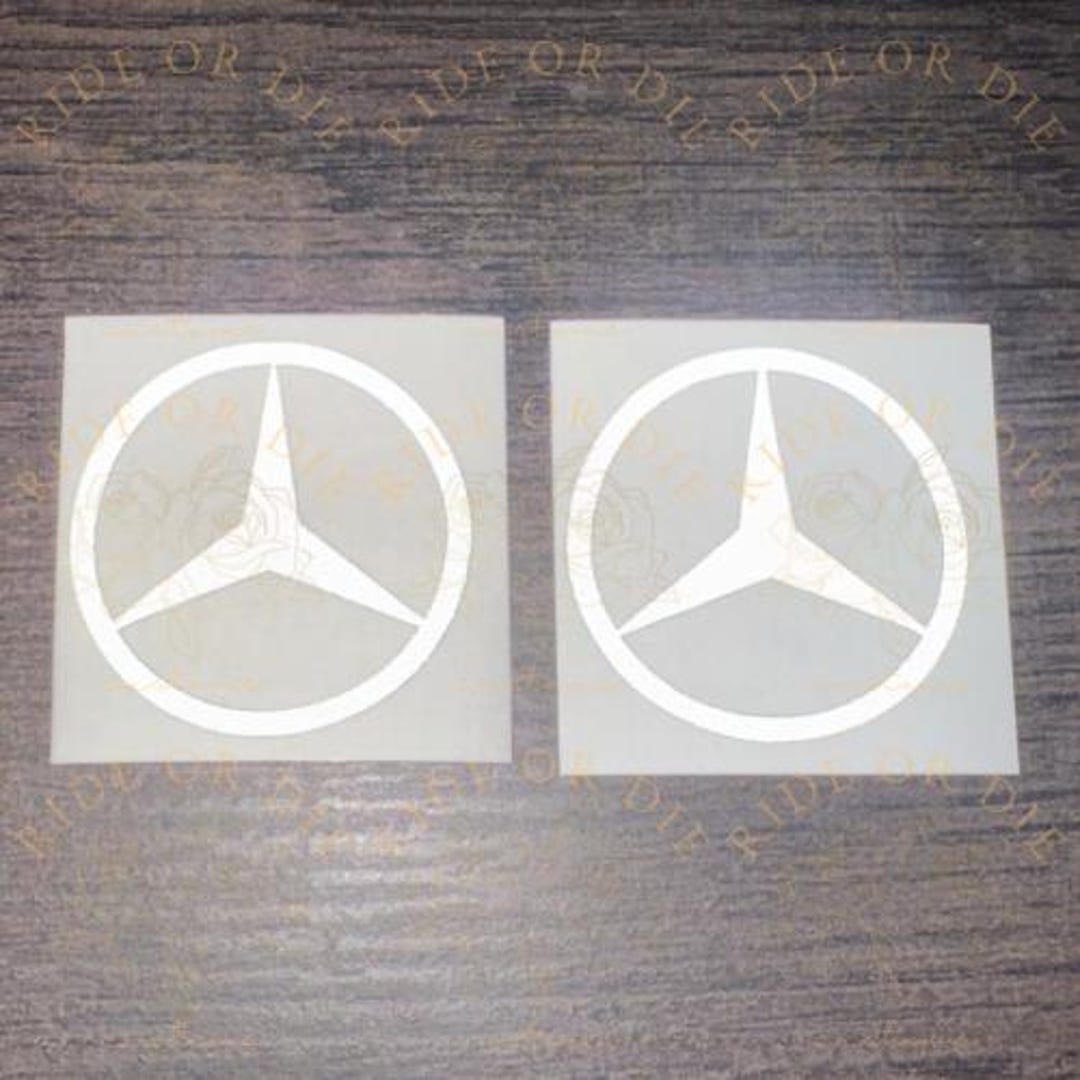 German Luxury Car REFLECTIVE Vinyl Decal Sticker - Set of 2 - Multi ...