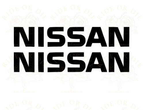 Nissan Vinyl Decal Sticker - Set of 2 - Multi Sizes Multi Colors - Etsy