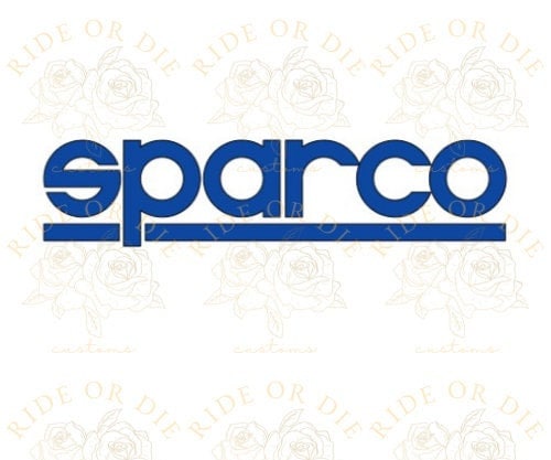 Sparco Vinyl Decal Sticker Multiple Sizes Colors - Etsy