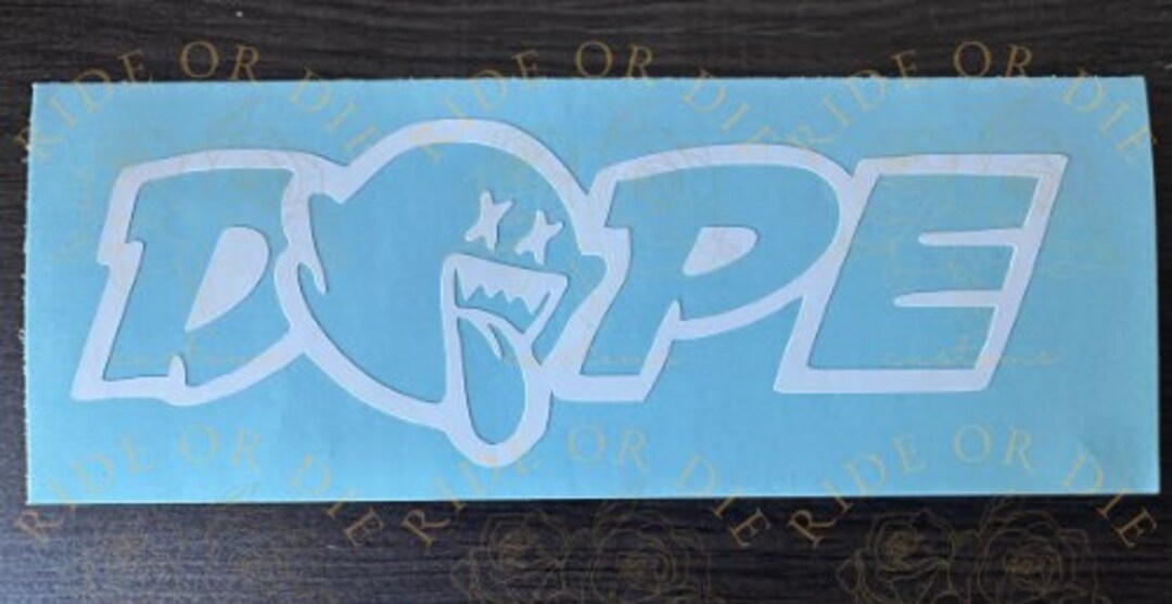 DOPE Ghost Boo JDM Vinyl Decal Sticker - Multiple Colors / Sizes - Etsy
