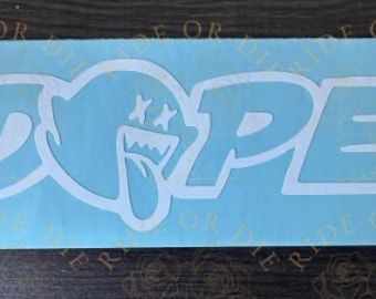 DOPE Mario JDM Vinyl Decal Sticker Multiple Colors / Sizes - Etsy