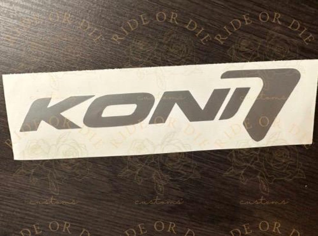 KONI Vinyl Decal Sticker - Multi Sizes - Multi Colors - Etsy