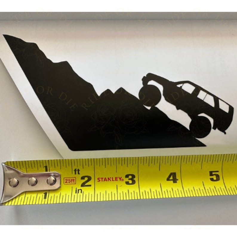 4runner Mountain Rear Window Vinyl Decal Sticker 3h - Etsy